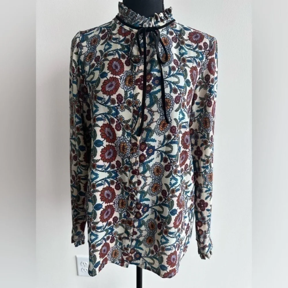Brave Soul | Tops | Bravesoul Floral Pattern Button Up Blouse With ...